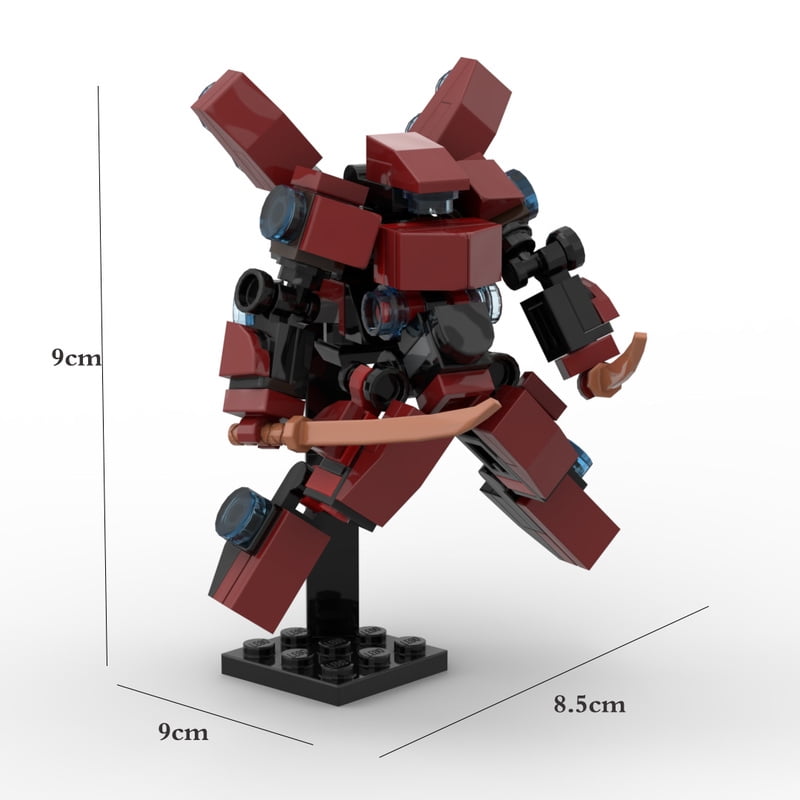 Original Design Mech Warrior Building Blocks MOC small mecha ...