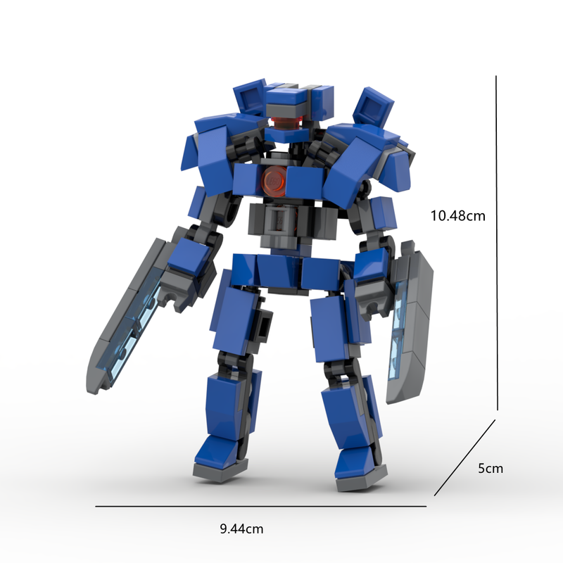 Original Design Mech Warrior Building Blocks MOC small mecha ...