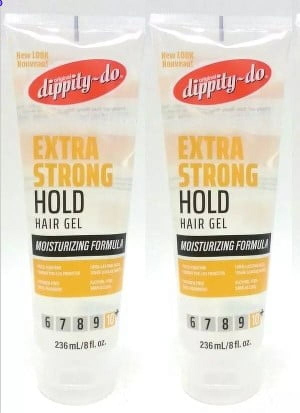 Original Dippity~Do Extra Strong Hold Hair Gel, 8 Fl Oz., 2-Pack - Walmart.com