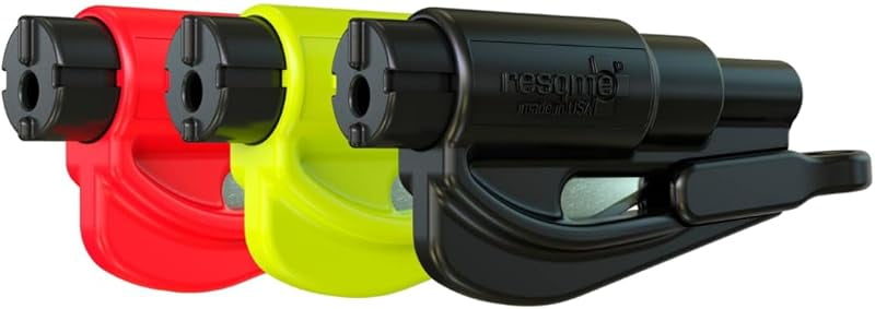 The Original Emergency Keychain Car Escape Tool, 2-in-1 Seatbelt Cutter ...