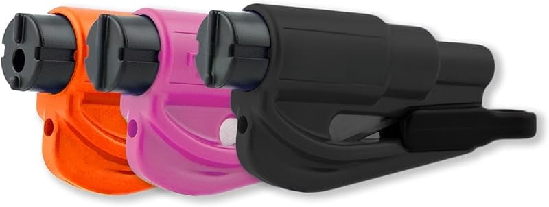 The Original Emergency Keychain Car Escape Tool, 2-in-1 Seatbelt Cutter ...