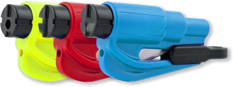 The Original Emergency Keychain Car Escape Tool, 2-in-1 Seatbelt Cutter ...