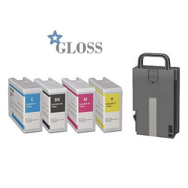 Original Epson SJIC35P Ink Cartridges Set For ColorWorks C6000/C6500 ...