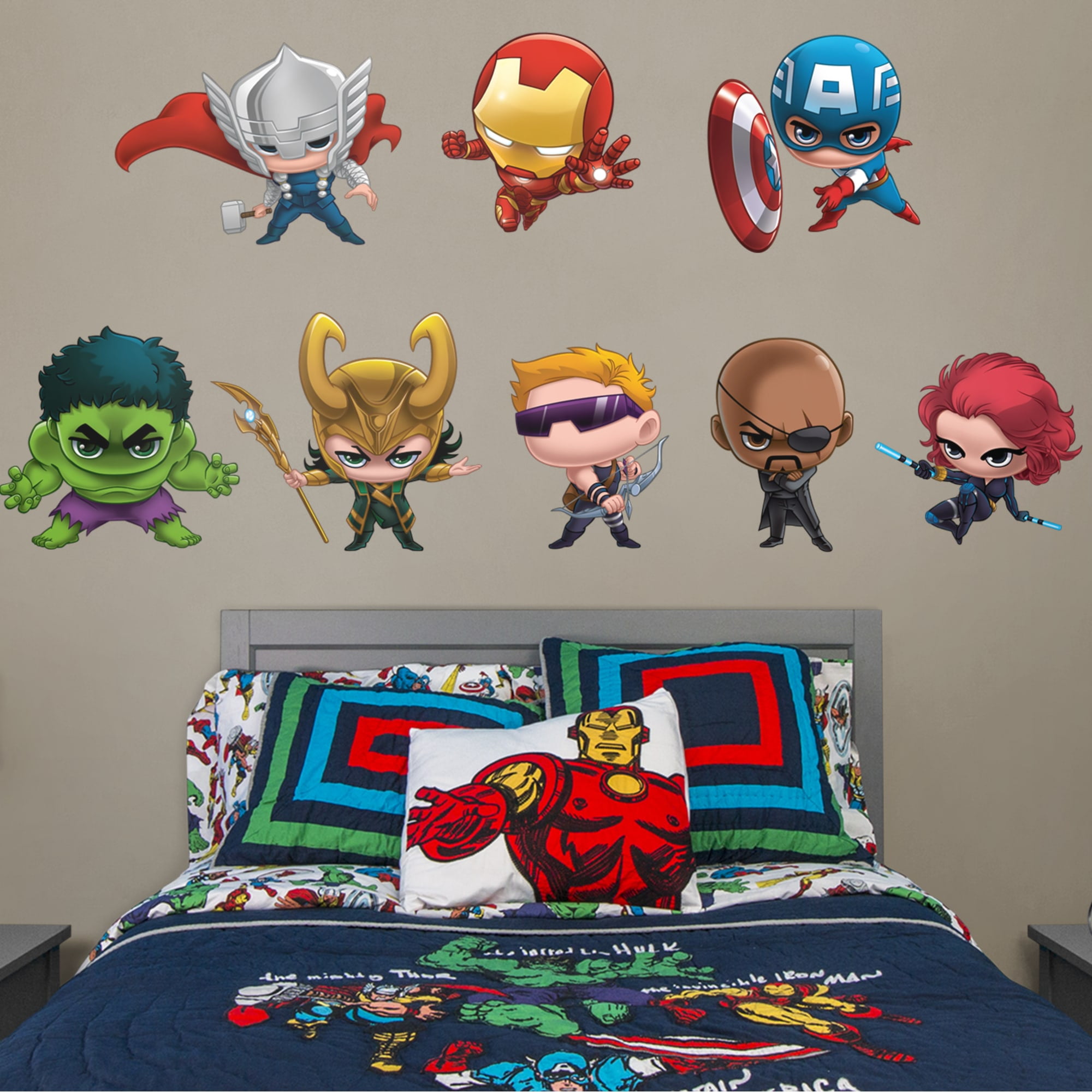 Original FATHEAD Marvel Avengers Team Up Wall Decal 96-96142 NEW ...