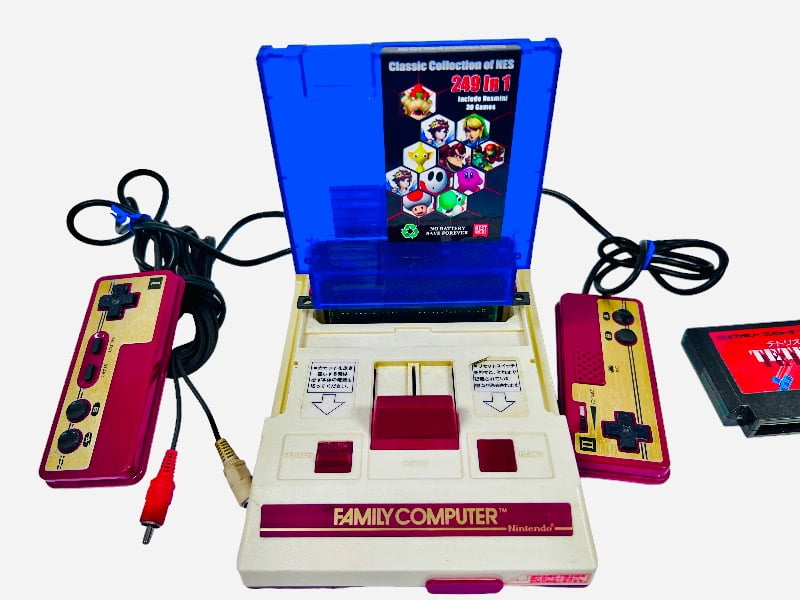 Original Famicom Nintendo Game Console - Famicom AV Upgraded w ...