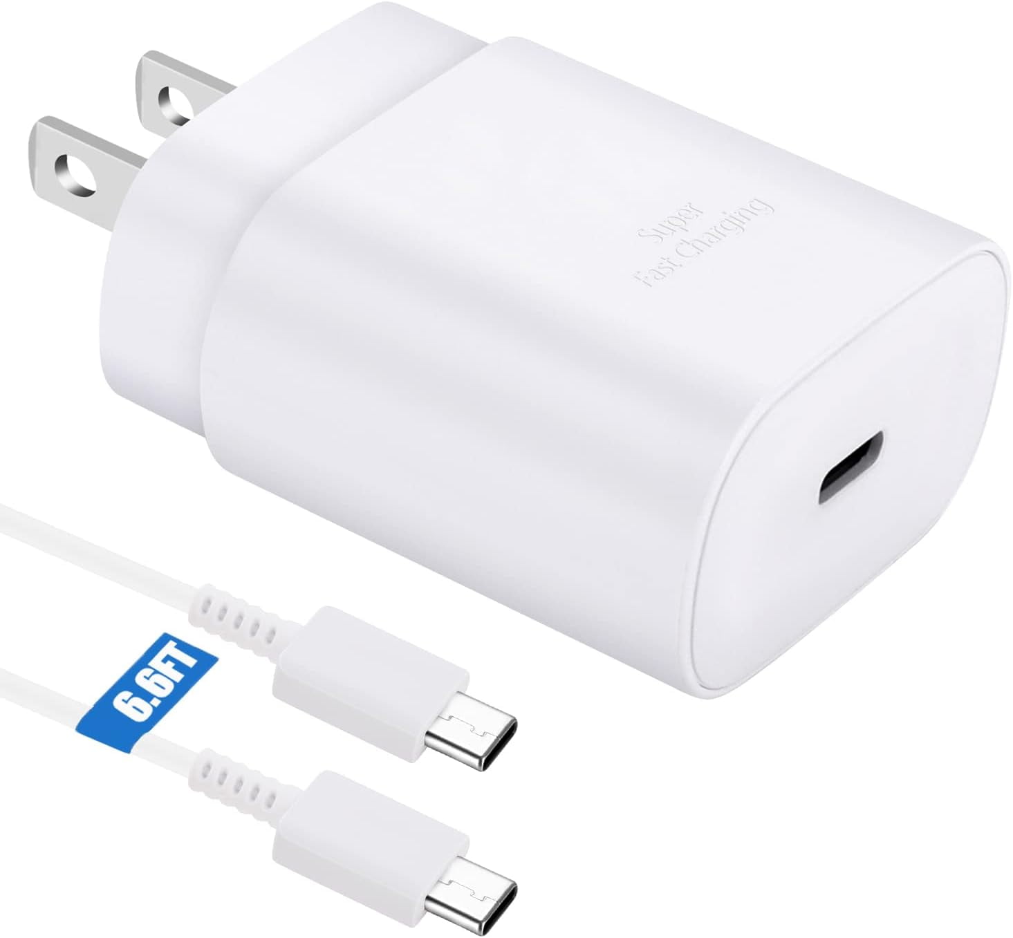 Original Fast Charger 25W USB C Super Fast Charging with 6.6FT Type C ...