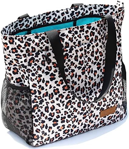 Original Floral Tote Bag Large Shoulder Bag with Multi Pockets for Gym ...