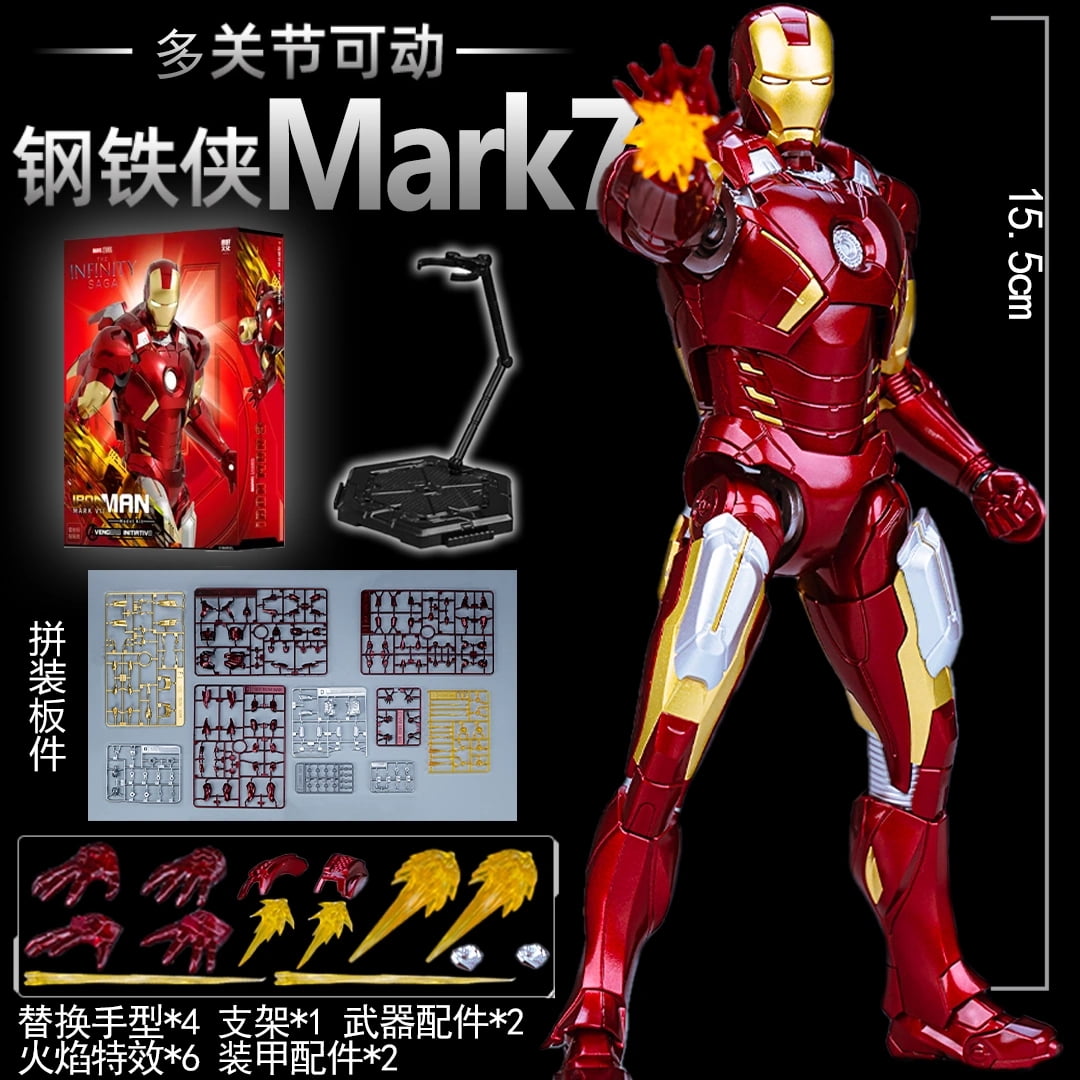 Original FondJoy Iron Man MK42 MK43 MK46MK5 MK6 MK7 DIY Toy Action ...