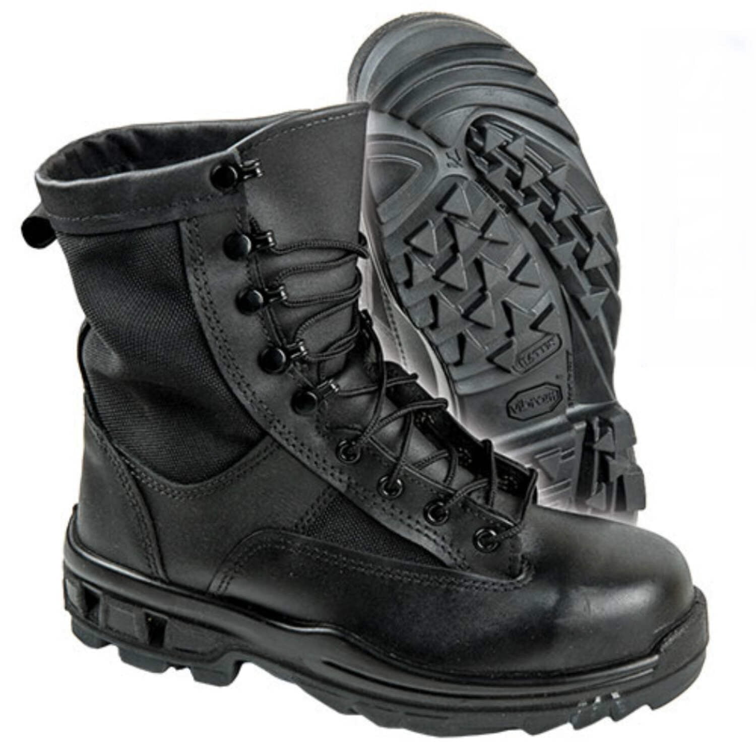 Altama Shoes Altama All Leather Combat Boot NBN 515701 Mens Black ...
