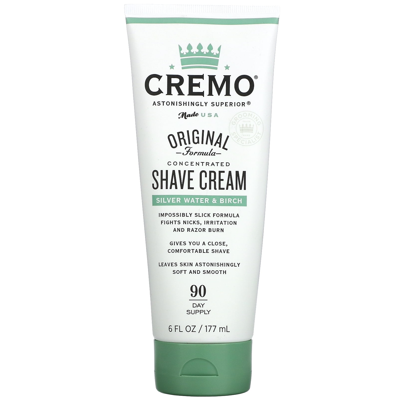 Cremo Original Formula Shave Cream with Lavender Oil, Silver Water ...