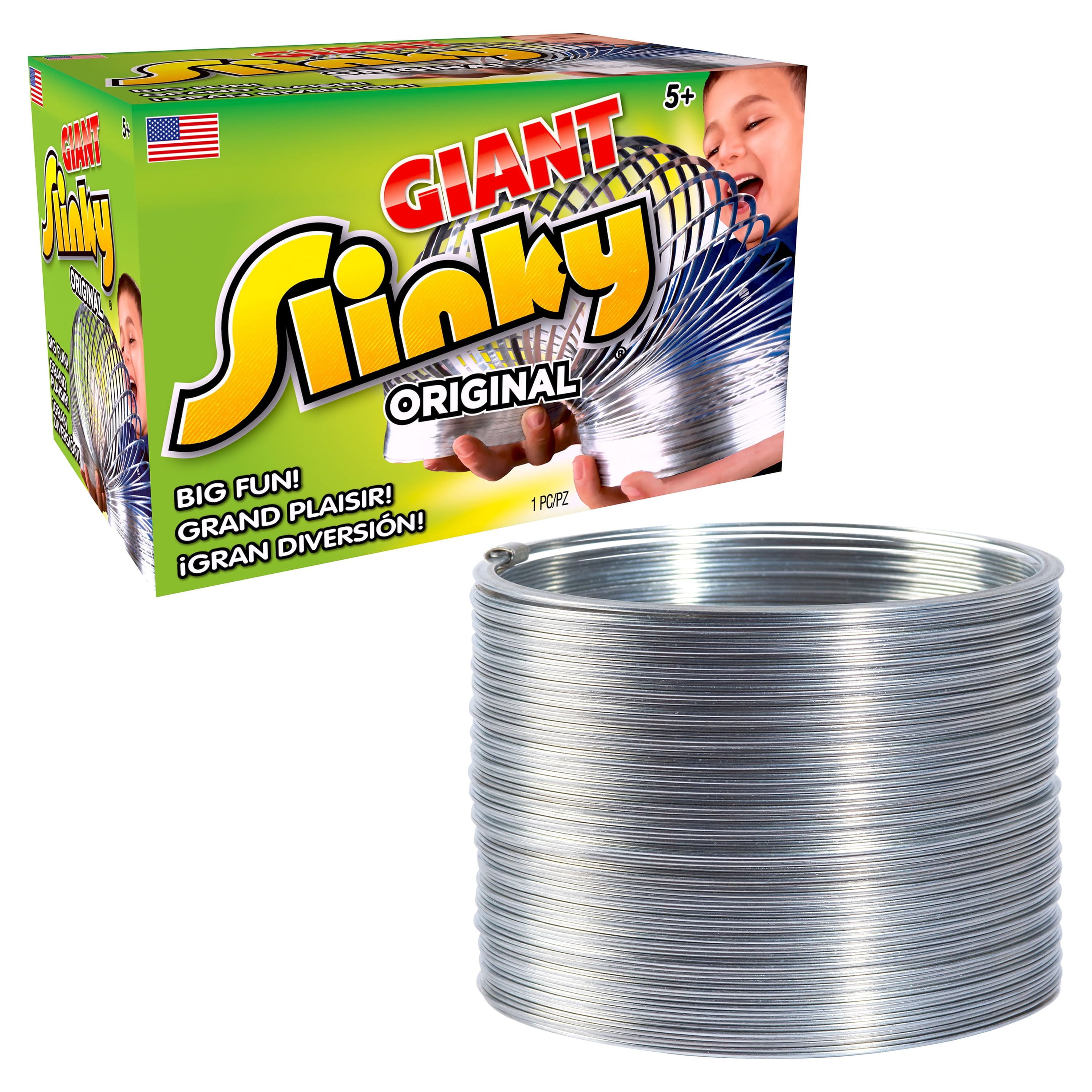 Original Giant Slinky Metal Spring Toy, Novelty Birthday Gift, Fidget ...