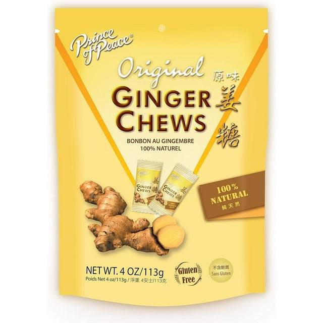 Original Ginger Chews, 4 oz. – Candied Ginger – Candy Pack – Ginger ...