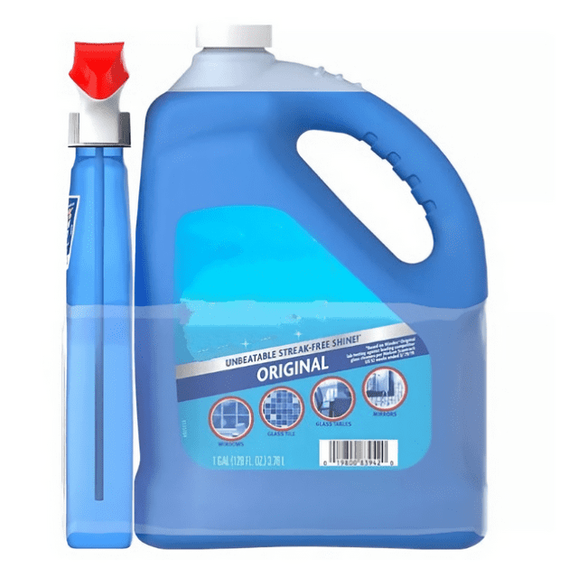 Original Glass Cleaner (128 fl. oz. Refill + 32 fl. oz. Trigger ...