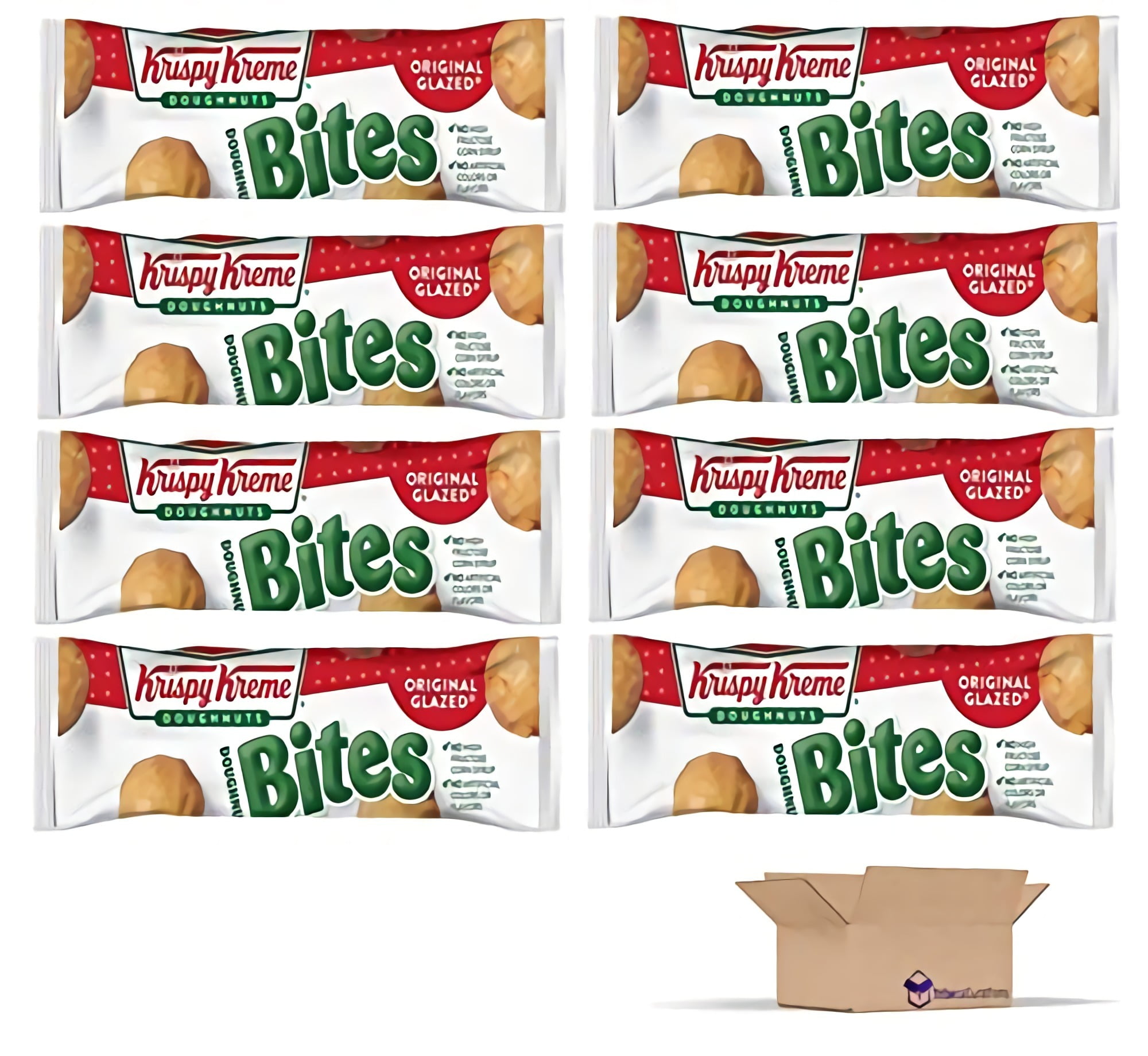 Original Glazed Doughnut Bites by Krispy Kreme Donuts | 2 Oz | 5 Pack ...