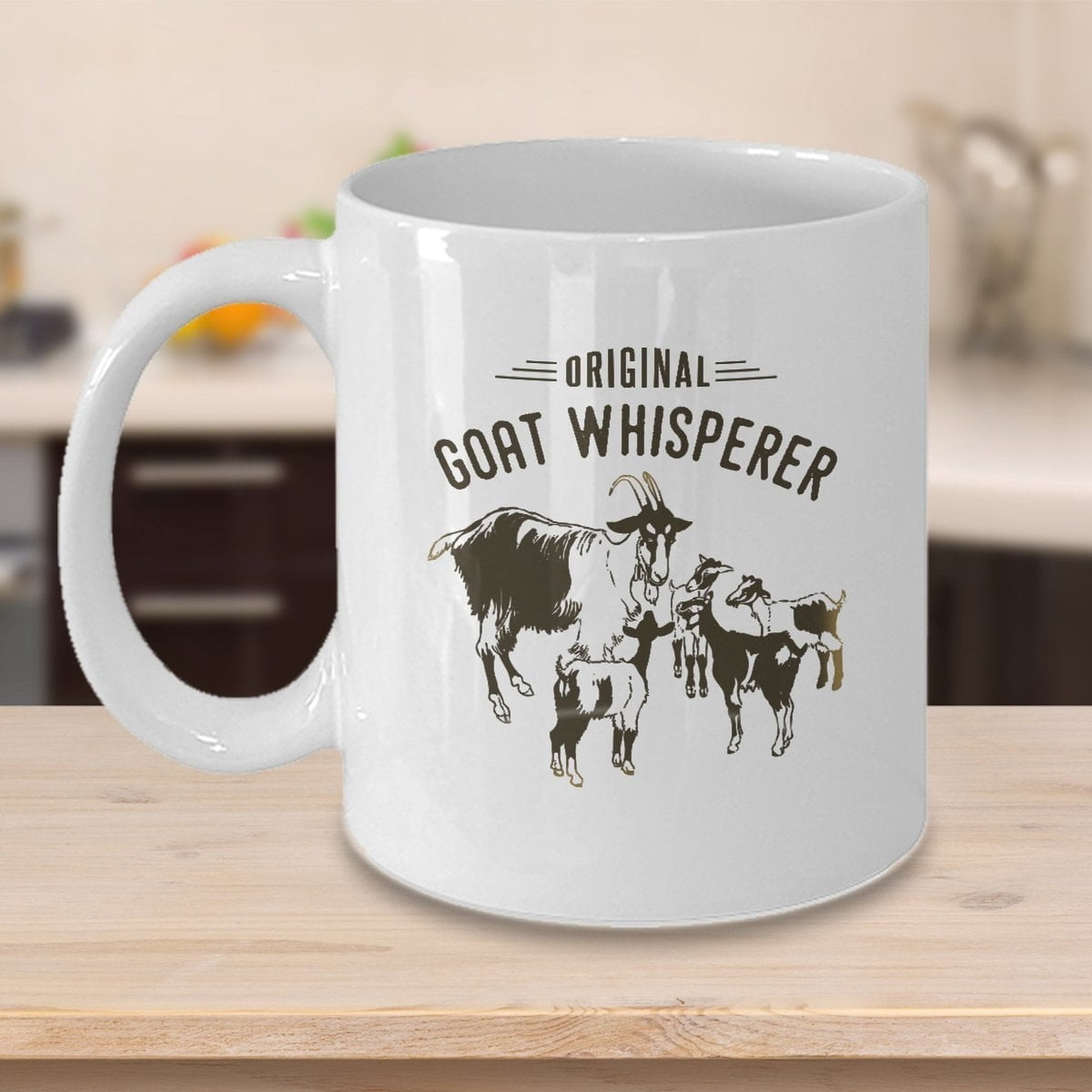 Goat Whisperer 11 oz Coffee Mug - Goat Lover Gift White Ceramic ...