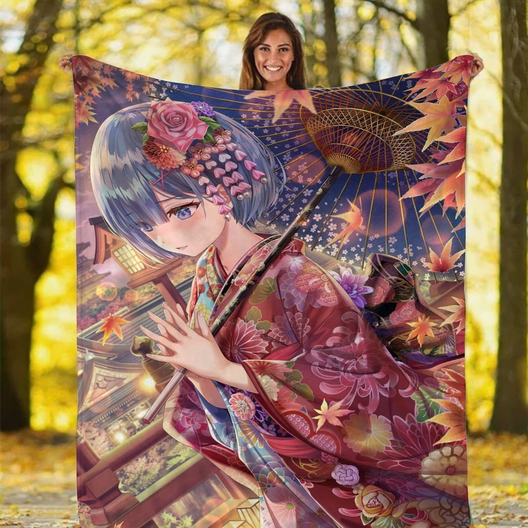 Original God Gorgeous Wind Blanket Thunder General Flannel heavy pile ...