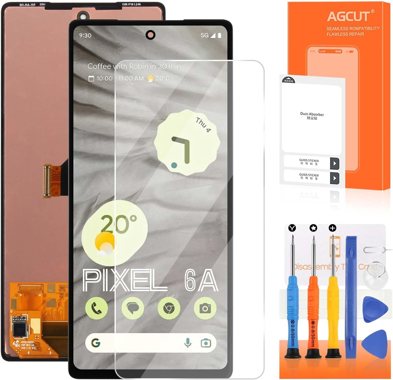 Original for Google Pixel 6A LCD Screen Replacement for Google Pixel 6A ...