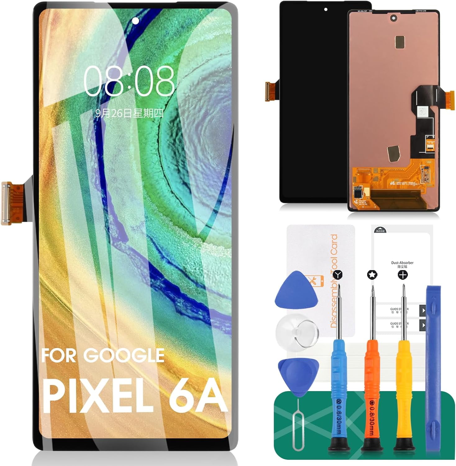 Original for Google Pixel 6A Screen Replacement for Google Pixel 6A LCD ...