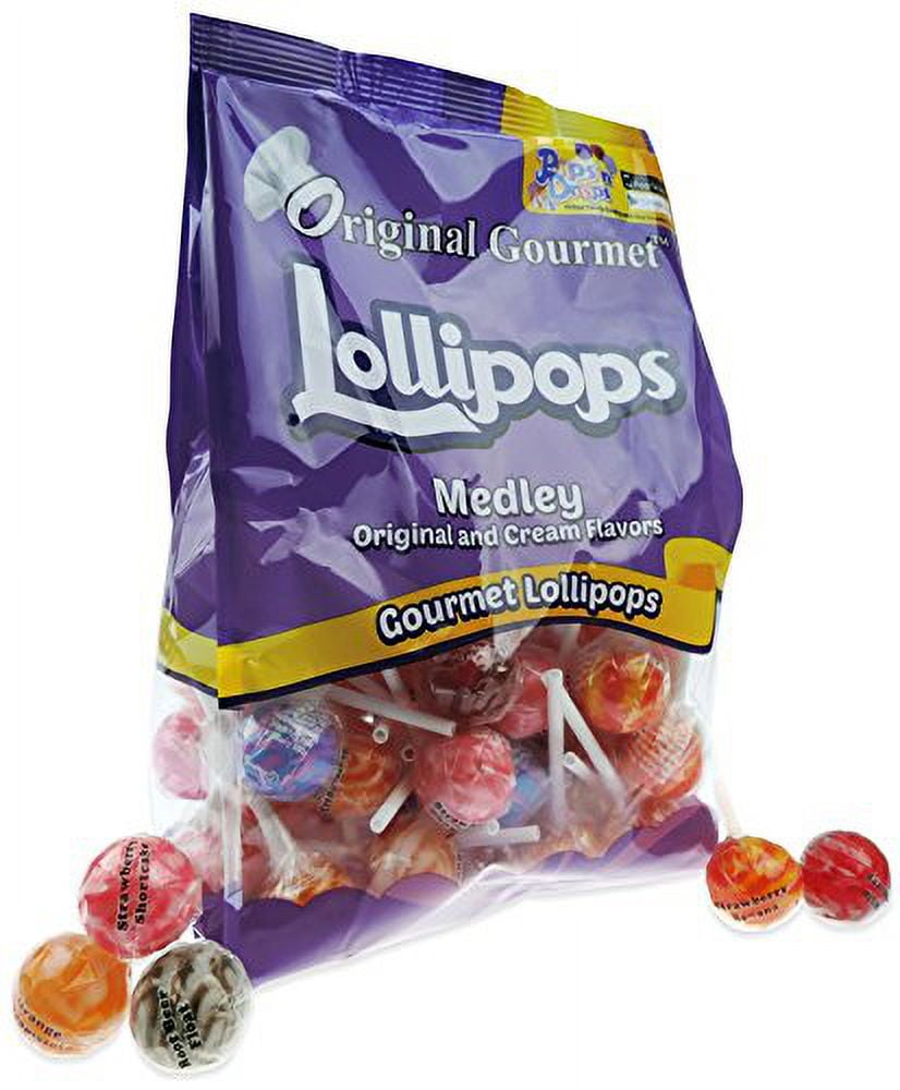 Original Gourmet Lollipops, Medley of Mini Lollipops, 50 Count (Pack of ...