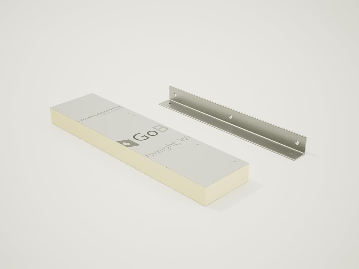 The Original Granite Bracket-Original Shower Shelf (GoBoard, 6 in. x 18 ...