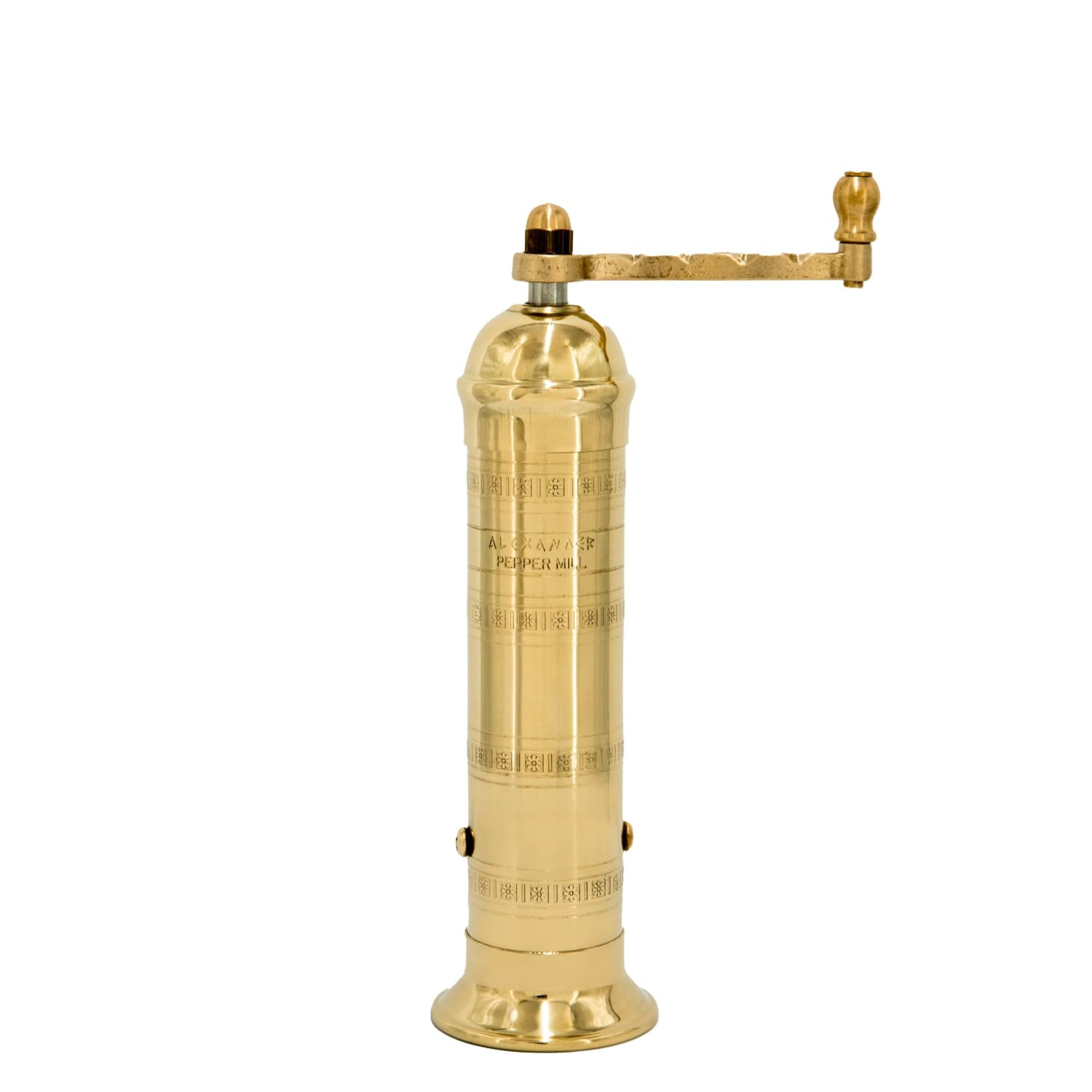 Original Greek Pepper Mill, 8-Inch Brass – European Manual Pepper ...