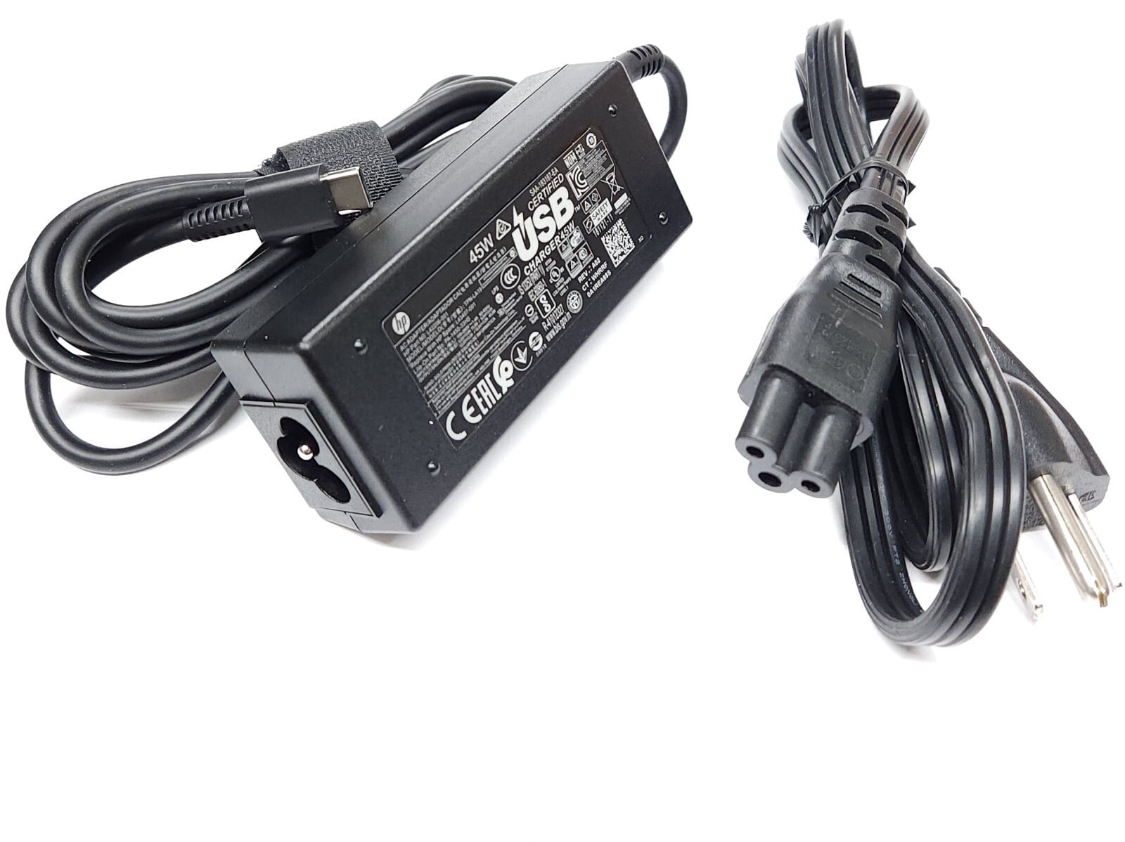 Original HP 15V 3A 45W USB Type C for HP CHROMEBOOK 14B-CA0036NR, 11A ...
