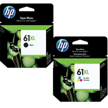 HP 61XL High Capacity Original Ink Cartridge, 2-pack - Black and Tri ...
