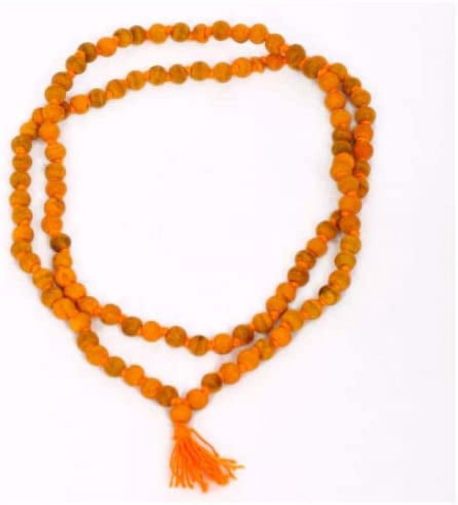 Original Haldi Mala/Turmeric Prayer Beads, Jaap Mala, 108+1 Beads ...