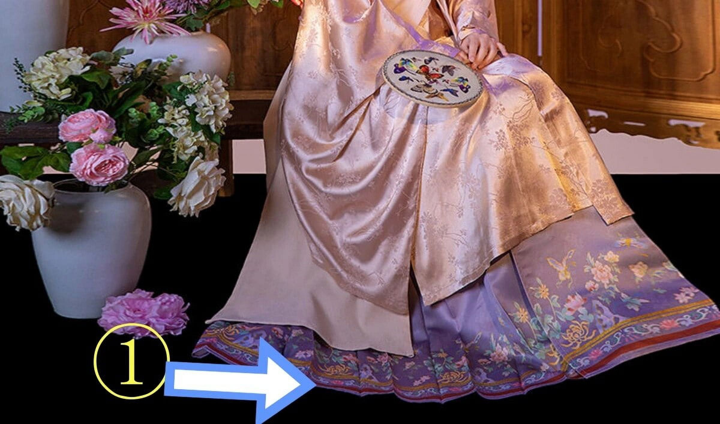 Original Han fu Horse Face Skirt Ming Hanfu Women's Hanfu Collar And ...