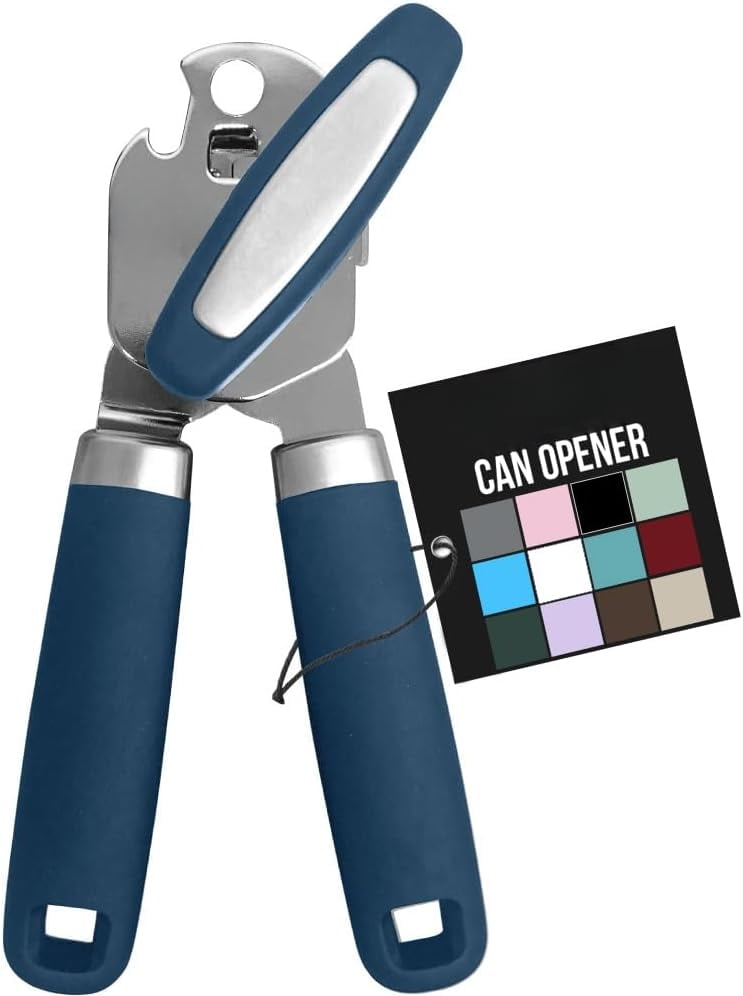The Original Heavy Duty Stainless Steel Smooth Edge Manual Can Opener and Bottle Openers, Soft ...