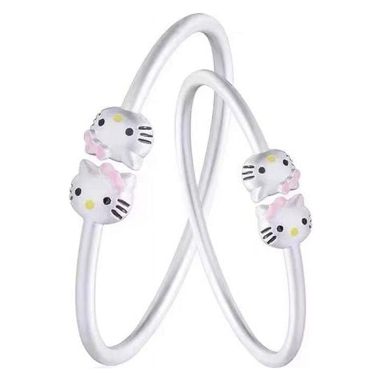 Original Hello Kitty Bracelet 925 Sterling Silver Anime Cartoon Sanrio ...