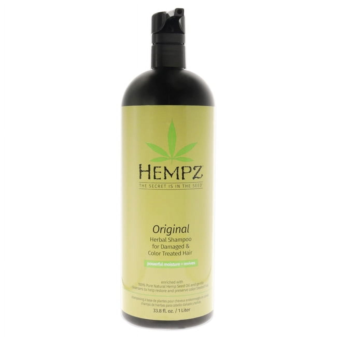 Hempz Original Herbal Shampoo for Unisex - 33.8 oz, Hair Repair & Color ...