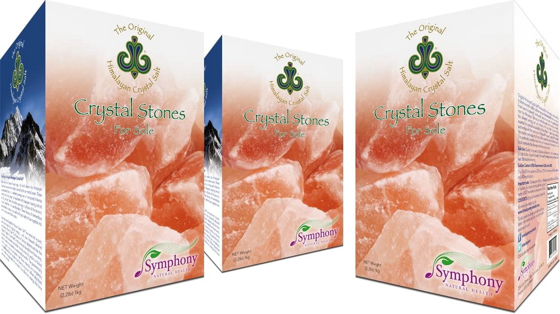 Original Himalayan Crystal Salt Stones for Sole - Increase Hydration ...