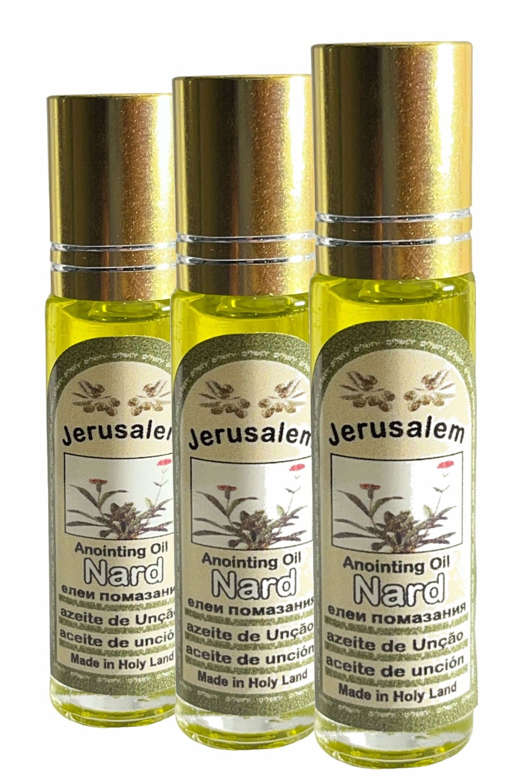Original Holy Land Anointing Oil 8ml (Nard) Pack of 3! - Walmart.com