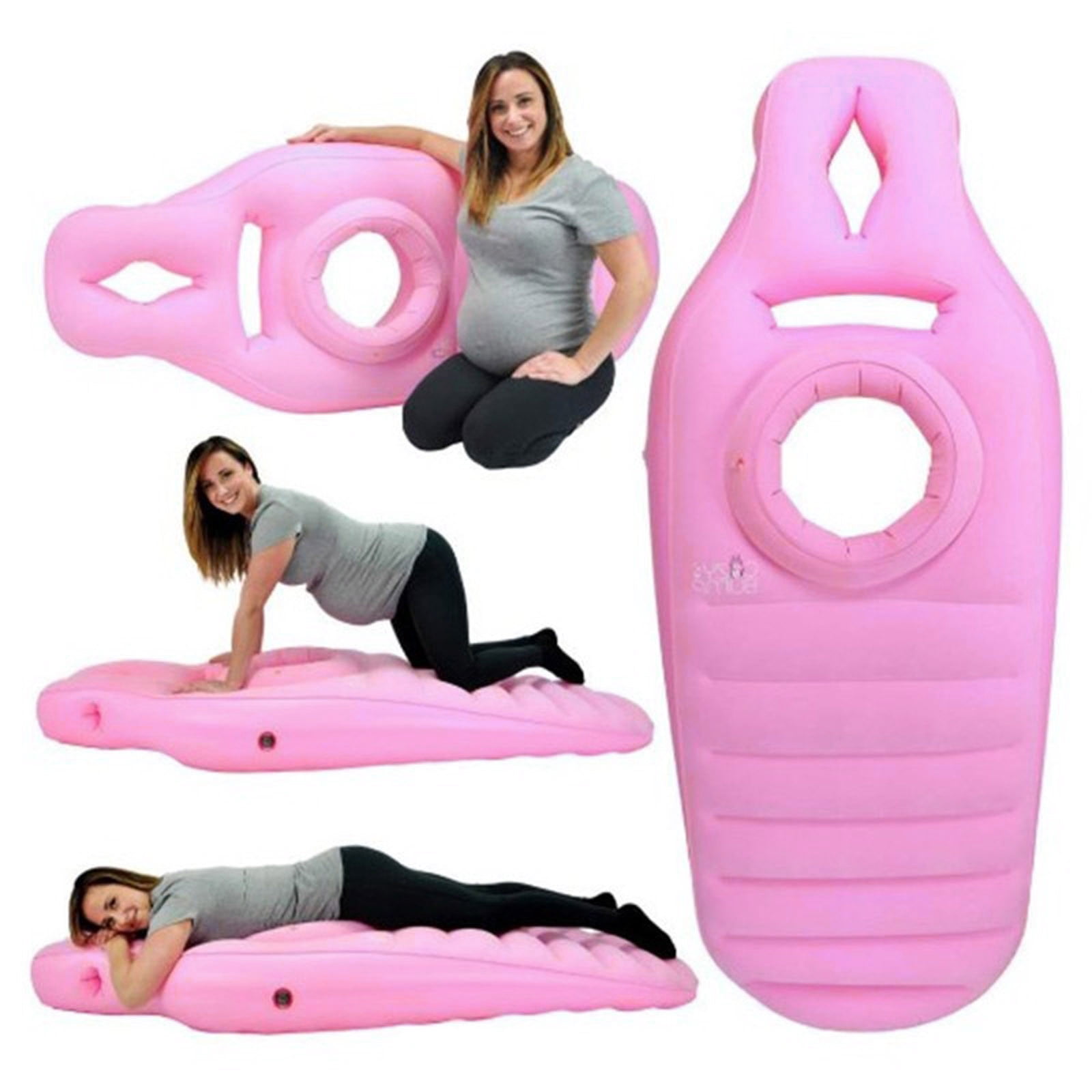 The Original Inflatable Pregnancy Pillow - Full Body Maternity Airbed ...