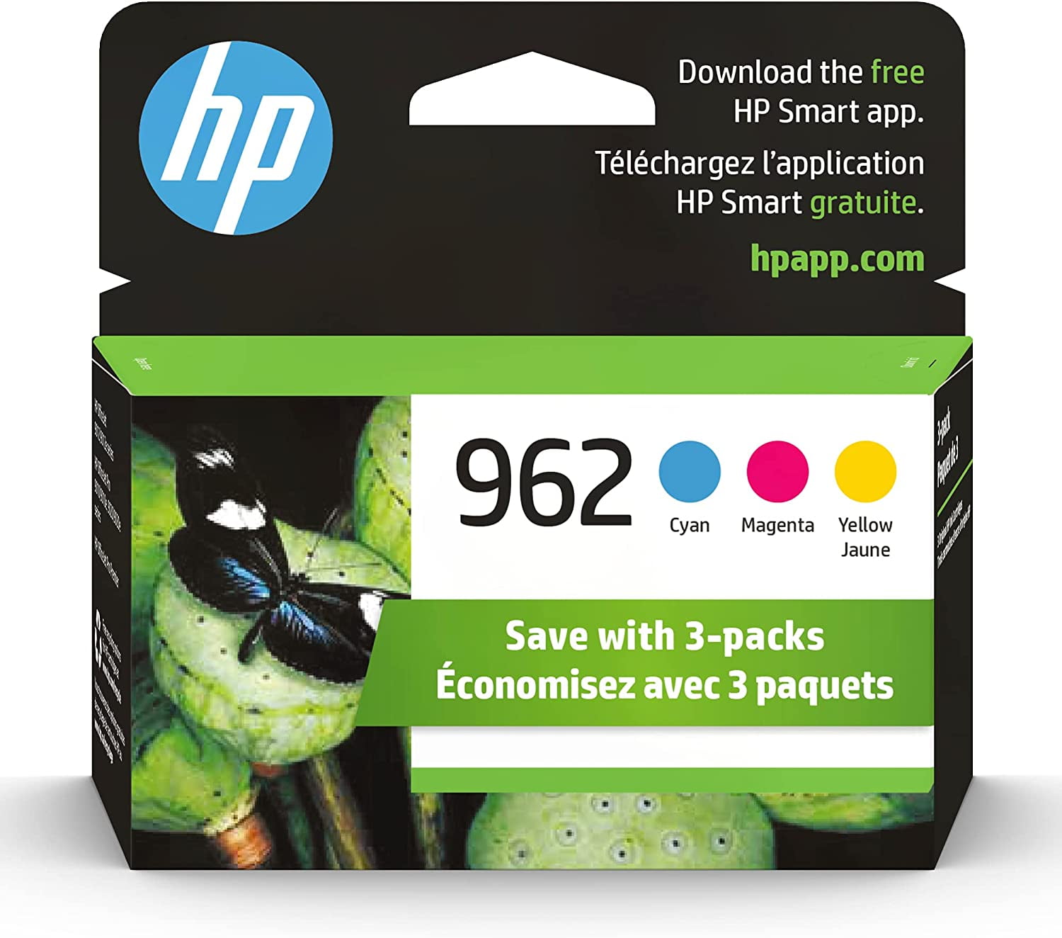 Original 962 Tri-Color Ink Cartridges (3YP00AN) for HP OfficeJet Pro ...