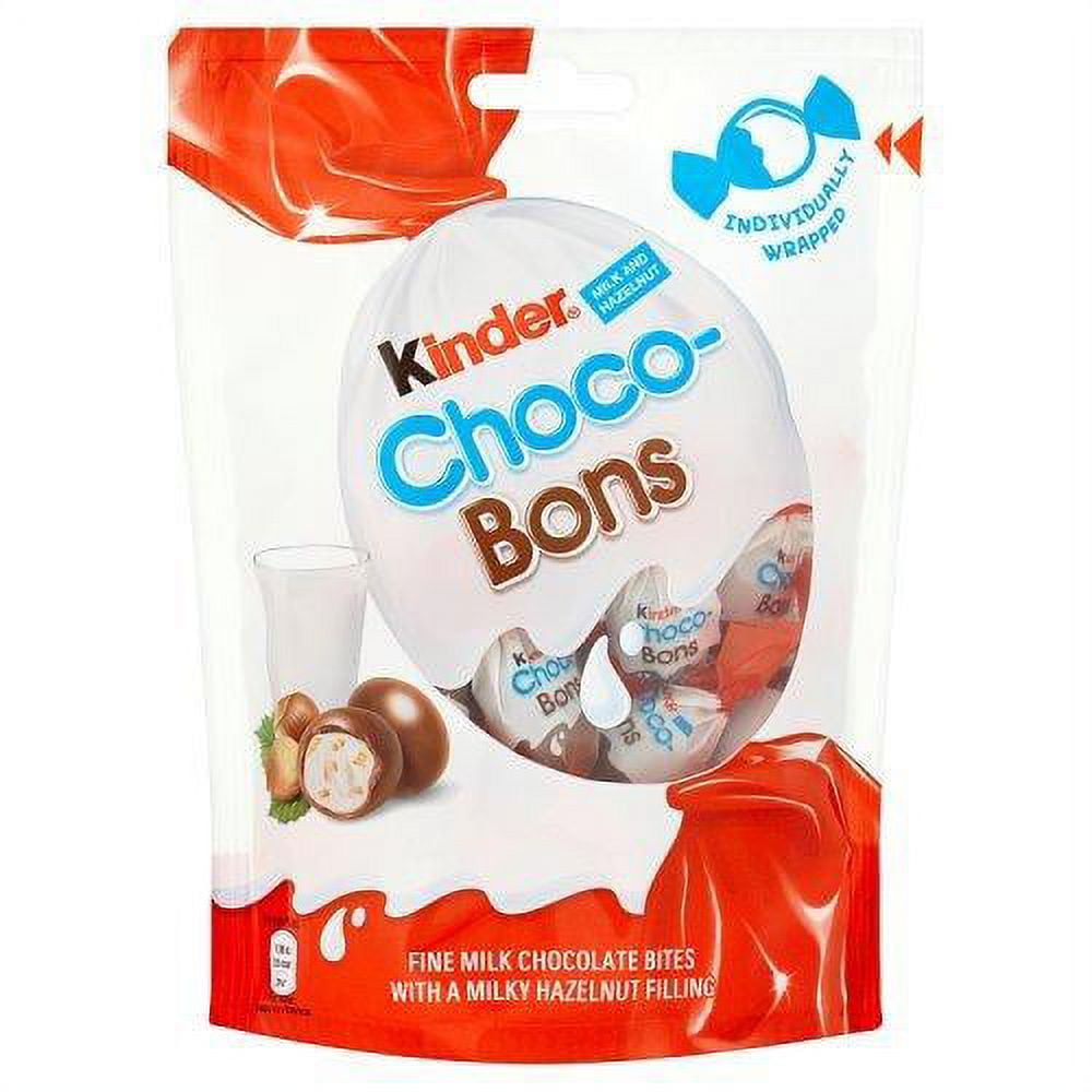 Original Kinder Milk & Hazelnut Choco-Bons Chocolate Pouch Imported ...