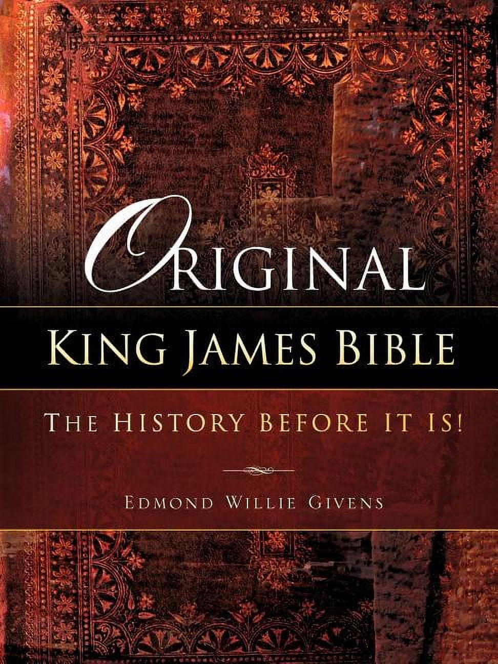 Original King James Bible: The History before it is! (Paperback ...