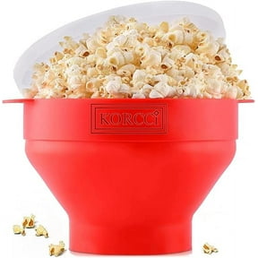 Popco Silicone Microwave Popcorn Popper with Lid - Quick Kernel Maker ...