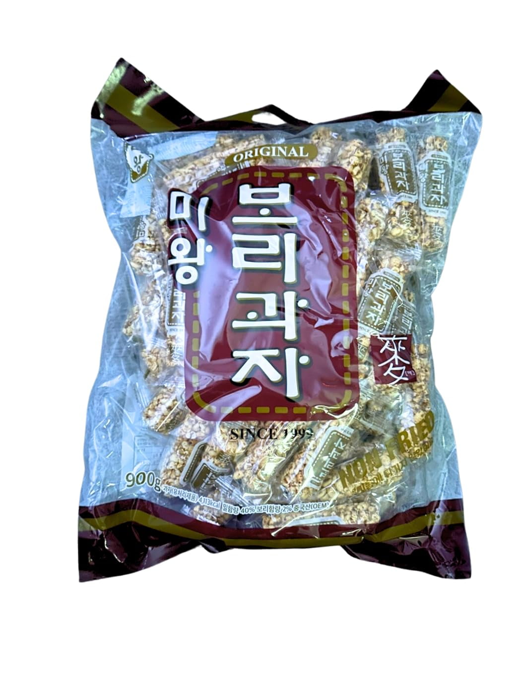 Original Korean Barley Snack DEF29 Bars, Traditional Sweet Crispy ...