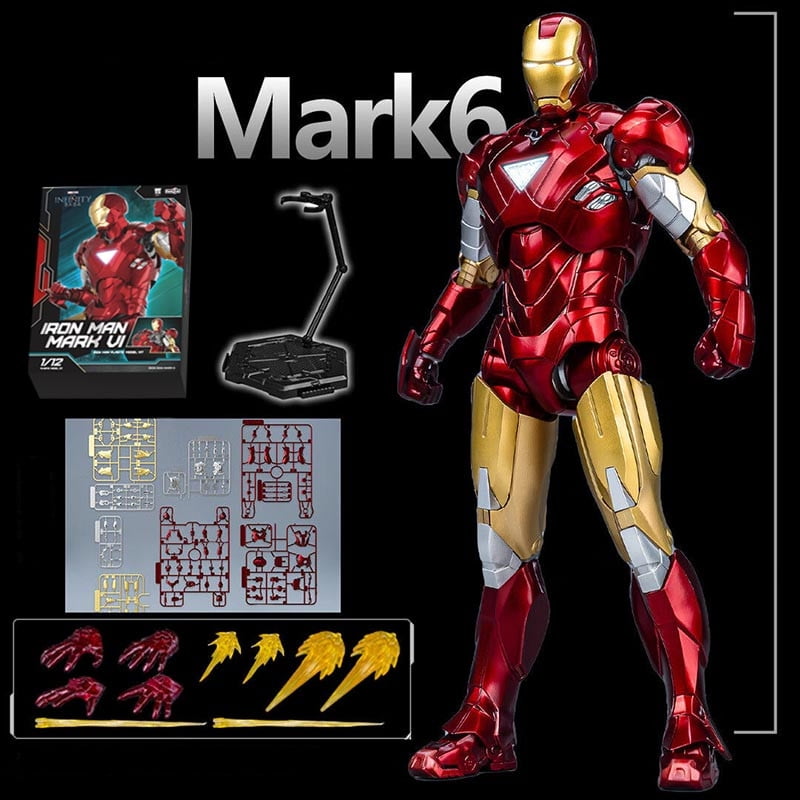 Original LED FondJoy Iron Man MK42 MK43 MK46 MK1 MK2 MK3 MK4 DIY Toys ...