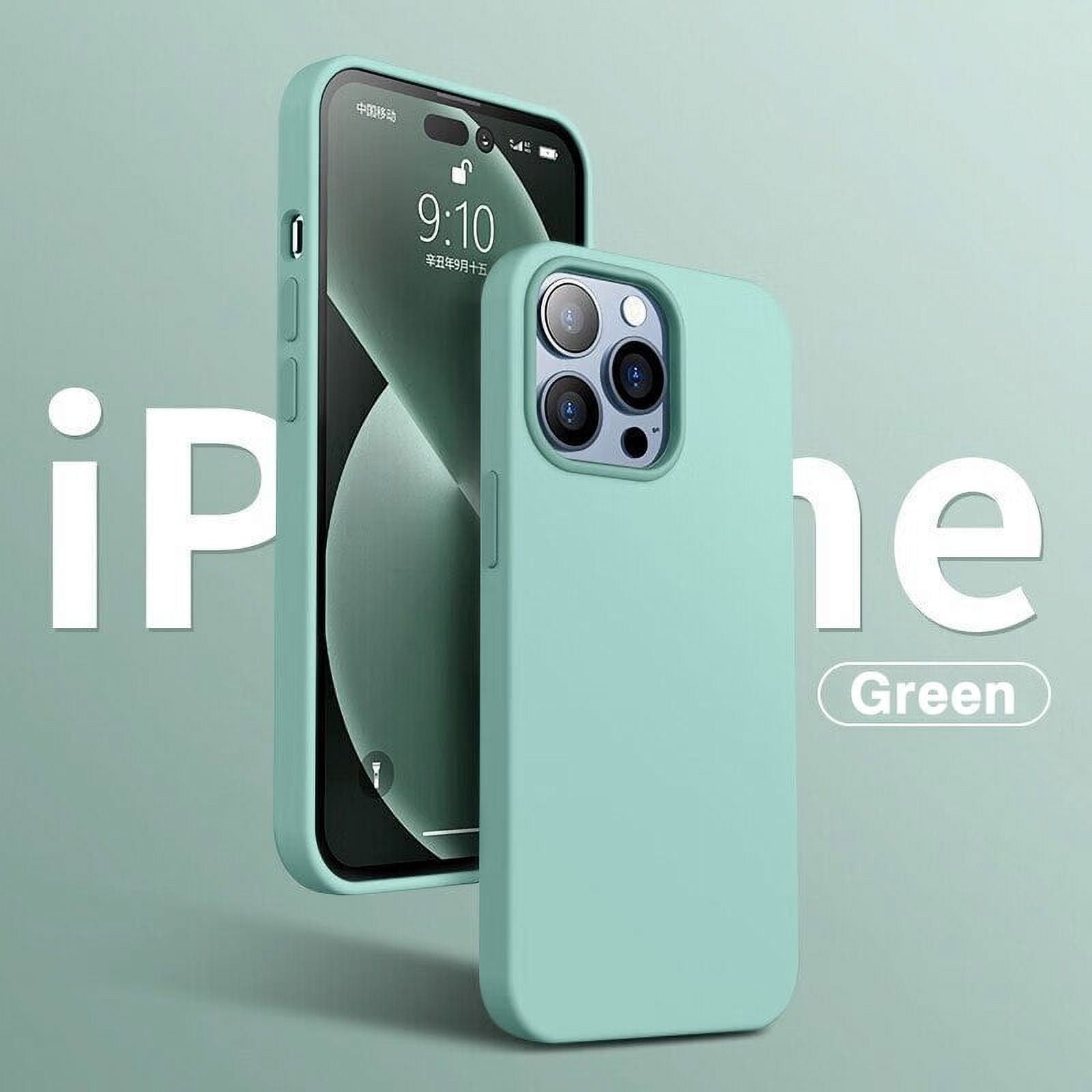 Original Liquid Silicone Phone Case For iPhone 15 11 12 13 14 Pro Max ...