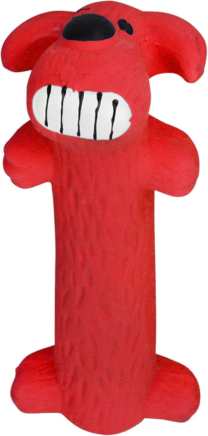Original Loofa Dog Latex Ruff 6" Dog Toy, Assorted Colors for small ...