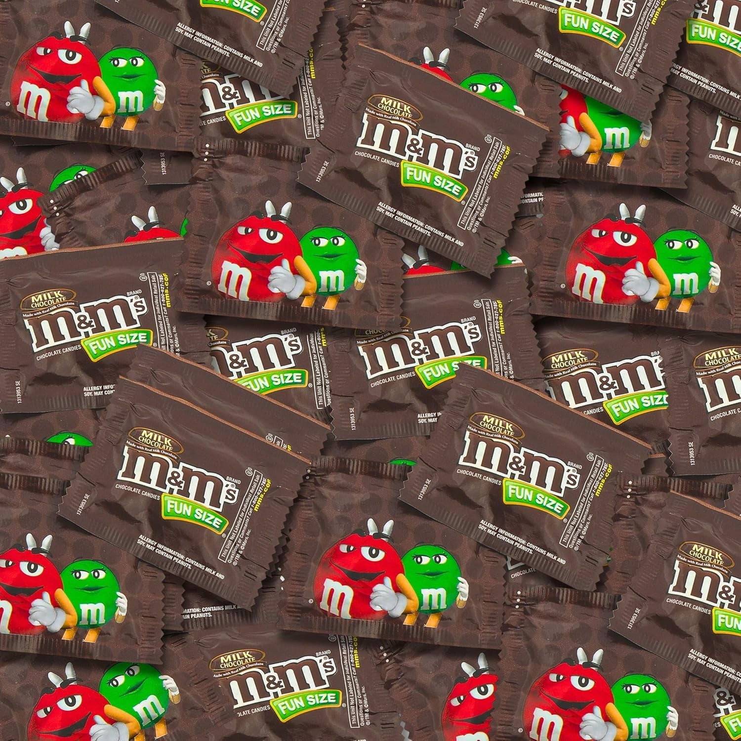 Original M&M’s Chocolate Fun Size Packs Individually Wrapped Mini ...