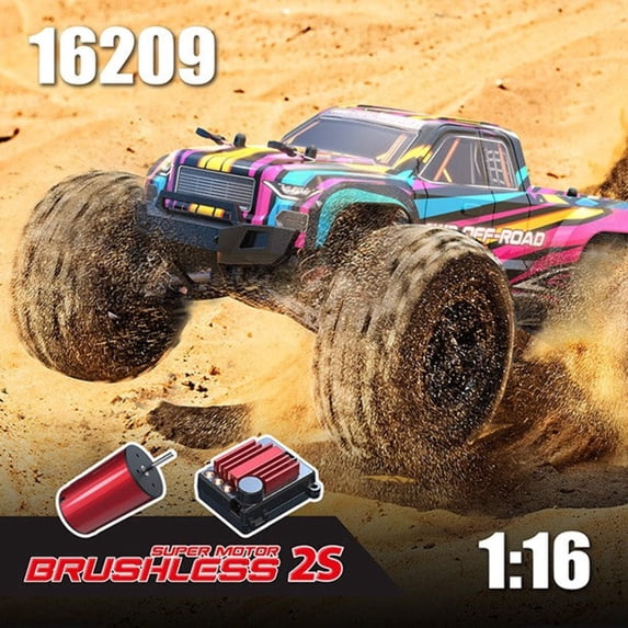 Original MJX Hyper Go 16209 Brushless Off-Road RC Monster Truck 4x4 ...