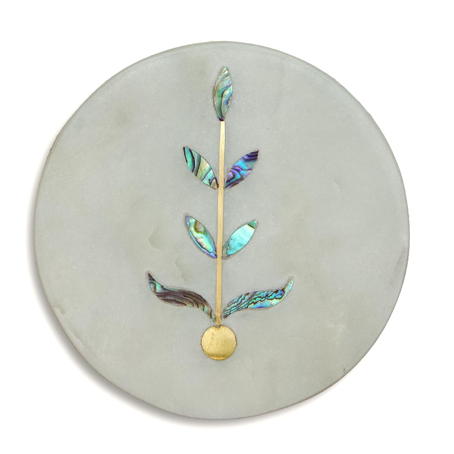 Original Makrana Marble Brass Glitter Inlay Coasters | Artisan Crafted ...