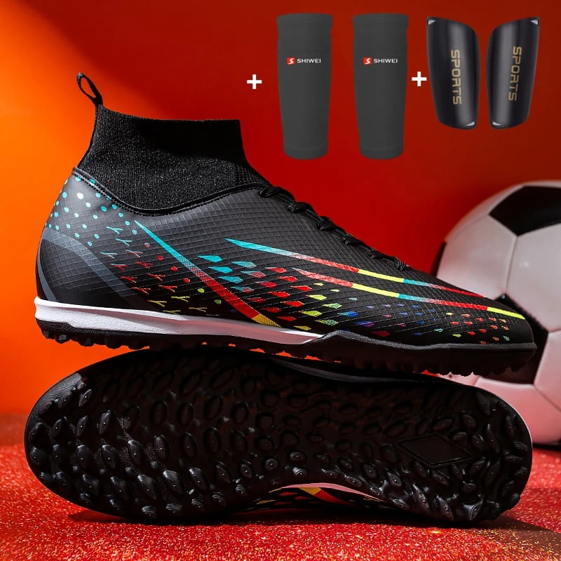 Original Men Soccer Shoes AG/TF Children Football Shoes Youth Football Boots Comfortable ...