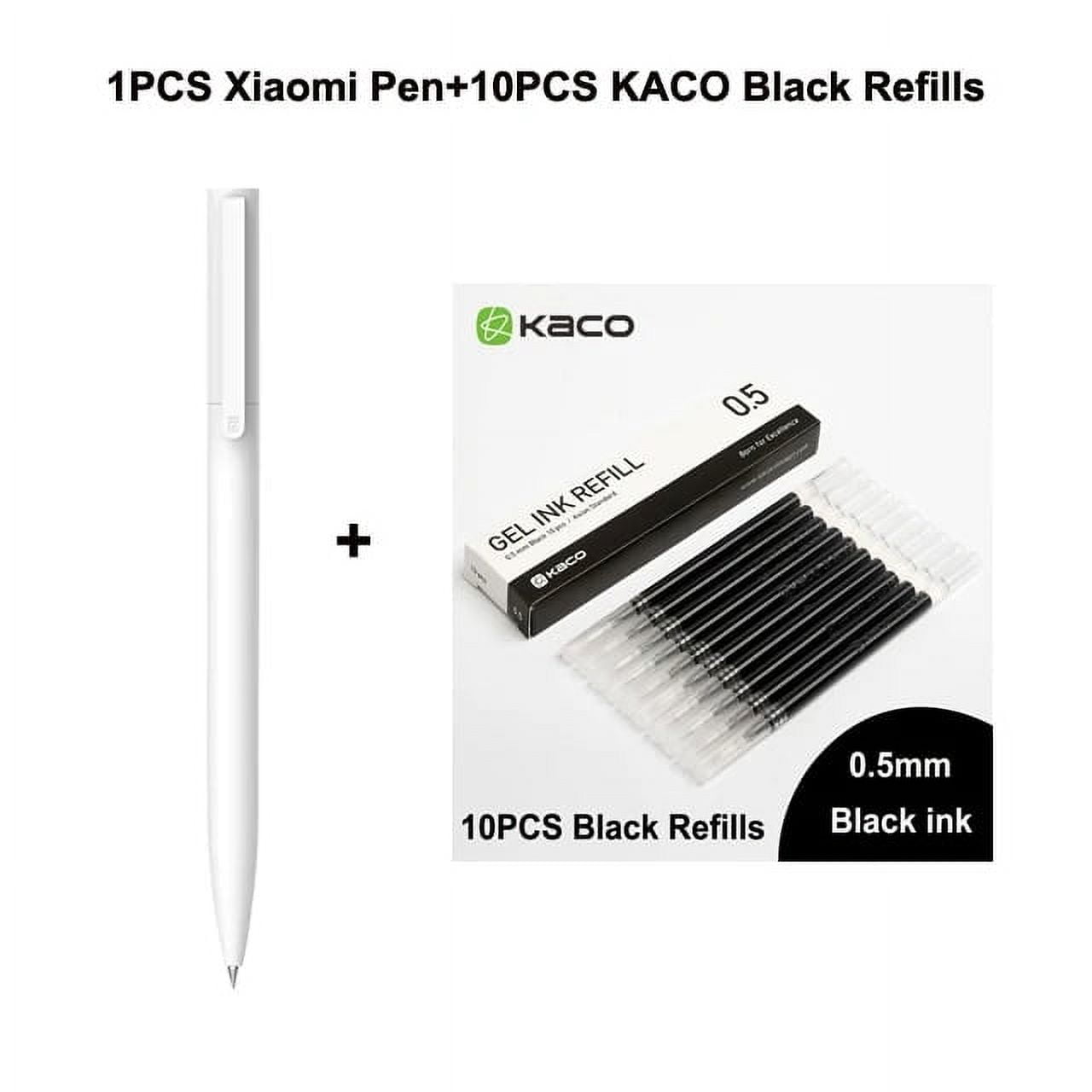 Original Mi Gel Pen 0.5mm Black Refill No Cap Bullet Pen Smooth ...