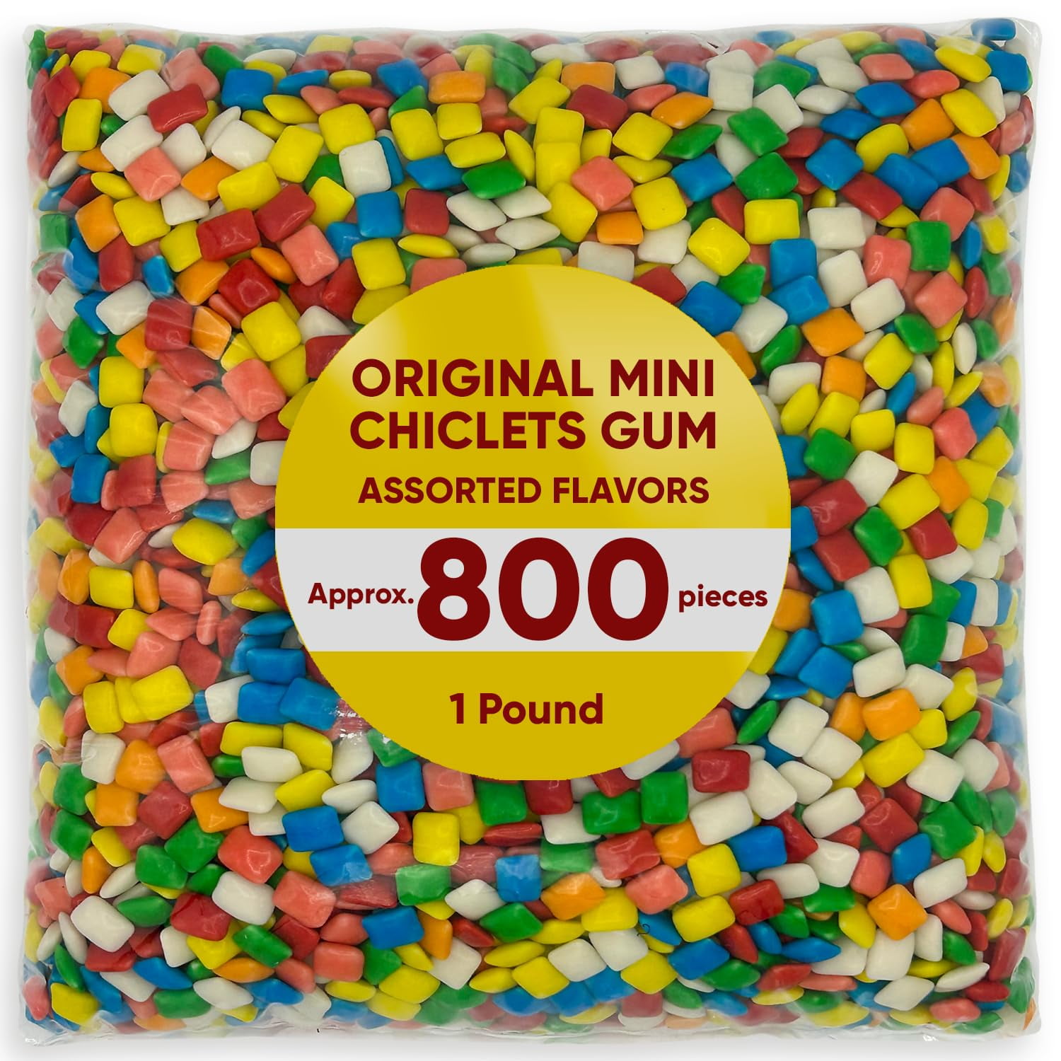 Original Mini Chiclets Gum for MDA05 Bubble Machine, 1 Flavors, Perfect ...