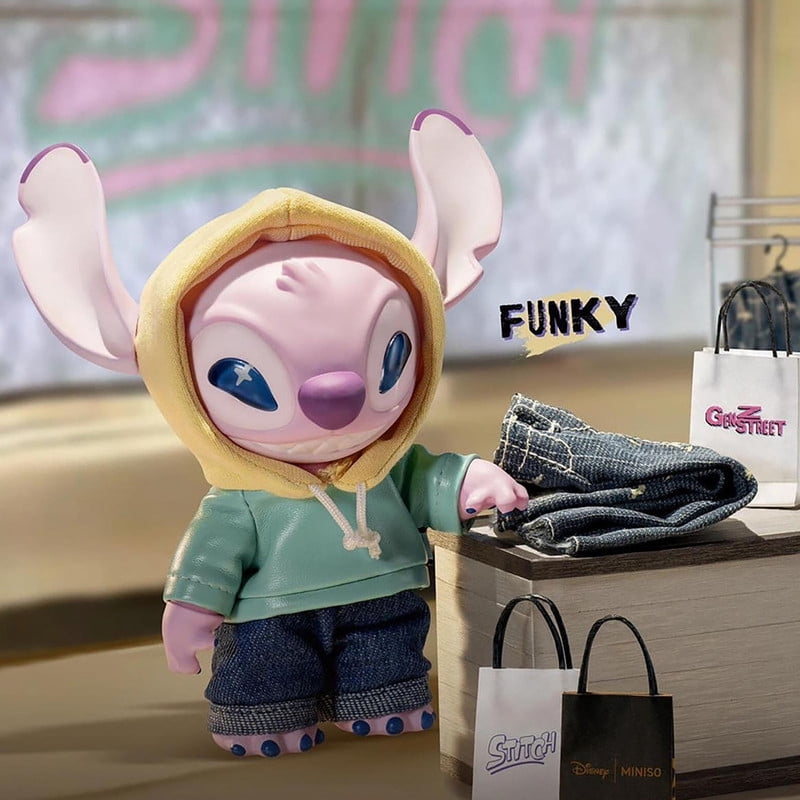 Original Miniso x Stitch GenZ Street Series Plush Vinyl Figure ...